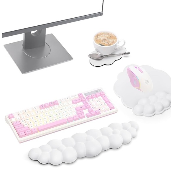 Office | Cloud Keyboard Wrist Rest And Mouse Wrist Rest | Poshmark